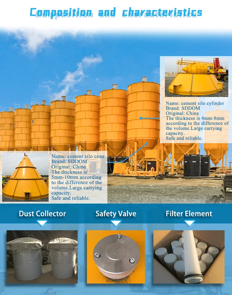 100 Ton Concrete Batching Plant Used Price 60 Flat Powder Sand Cement ...