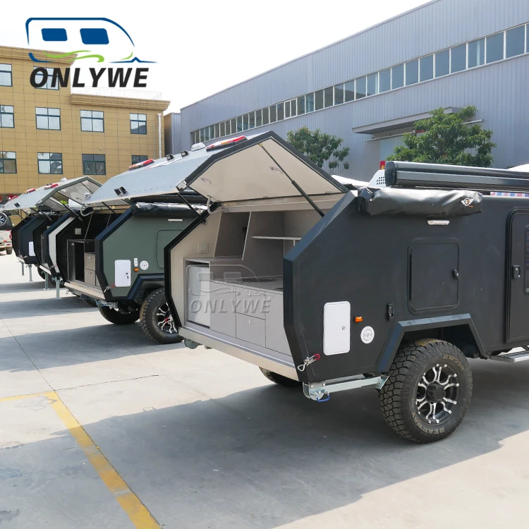 Onlywe Hybrid Small Camper Caravan Rv Camper Van Off Road Travel ...