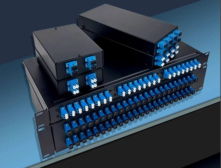 ODF Rack SC LC - 12 Ports 24 Port FC APC for FTTH Network