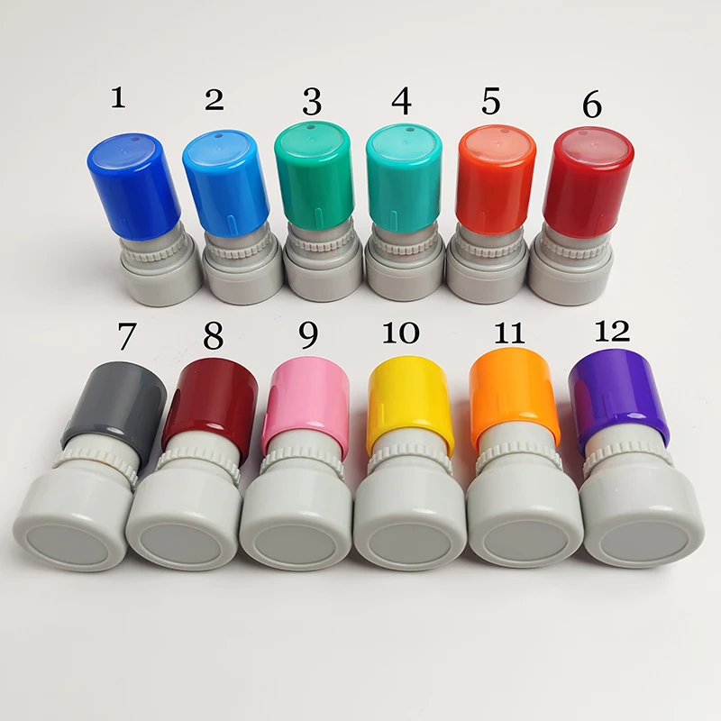 Custom School Supplies Round Shape Student Encourage Stamp Teacher ...