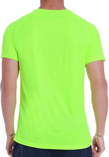 Custom Wholesale Neon Green 100% Polyester Quick Dry High Visibility ...