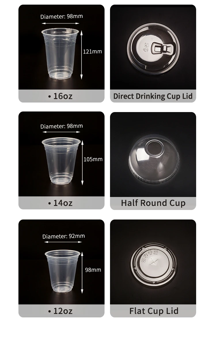 Disposable Plastic Cups with Custom Logo - Perfect for Drinks