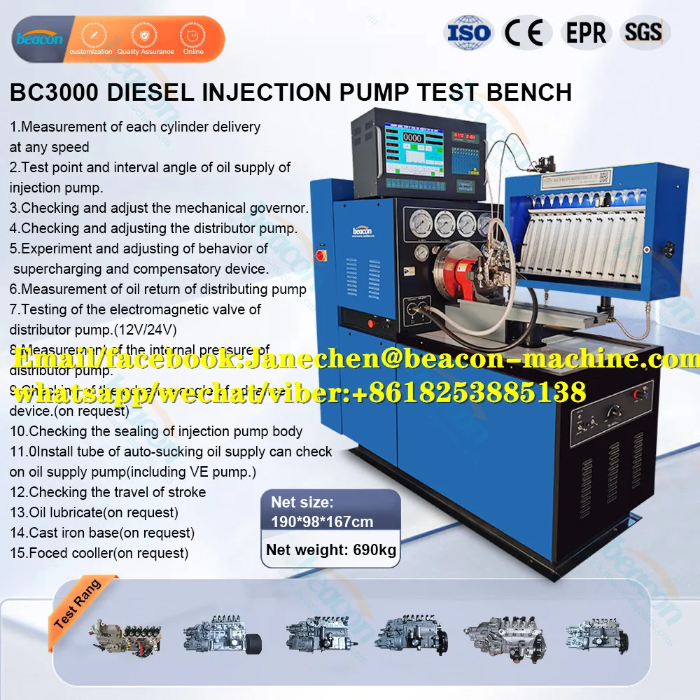 Auto Mobile Diesel Machine Bcs619 Bc3000 Mechanical Diesel Fuel ...