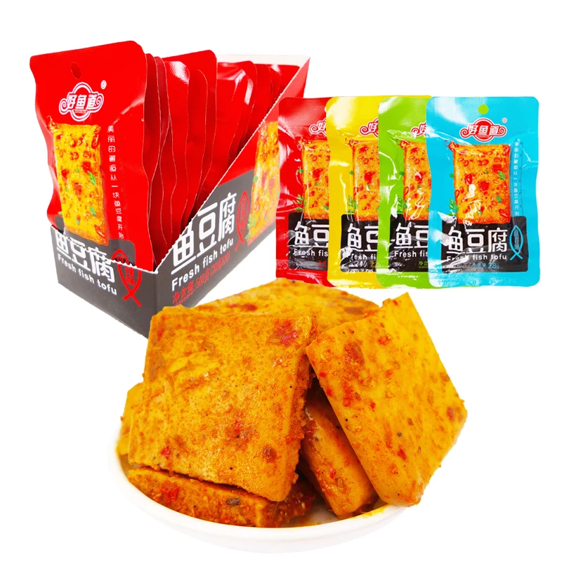 Trendy snacks spicy beancurd Chinese prepacked spicy snacks non fried ...