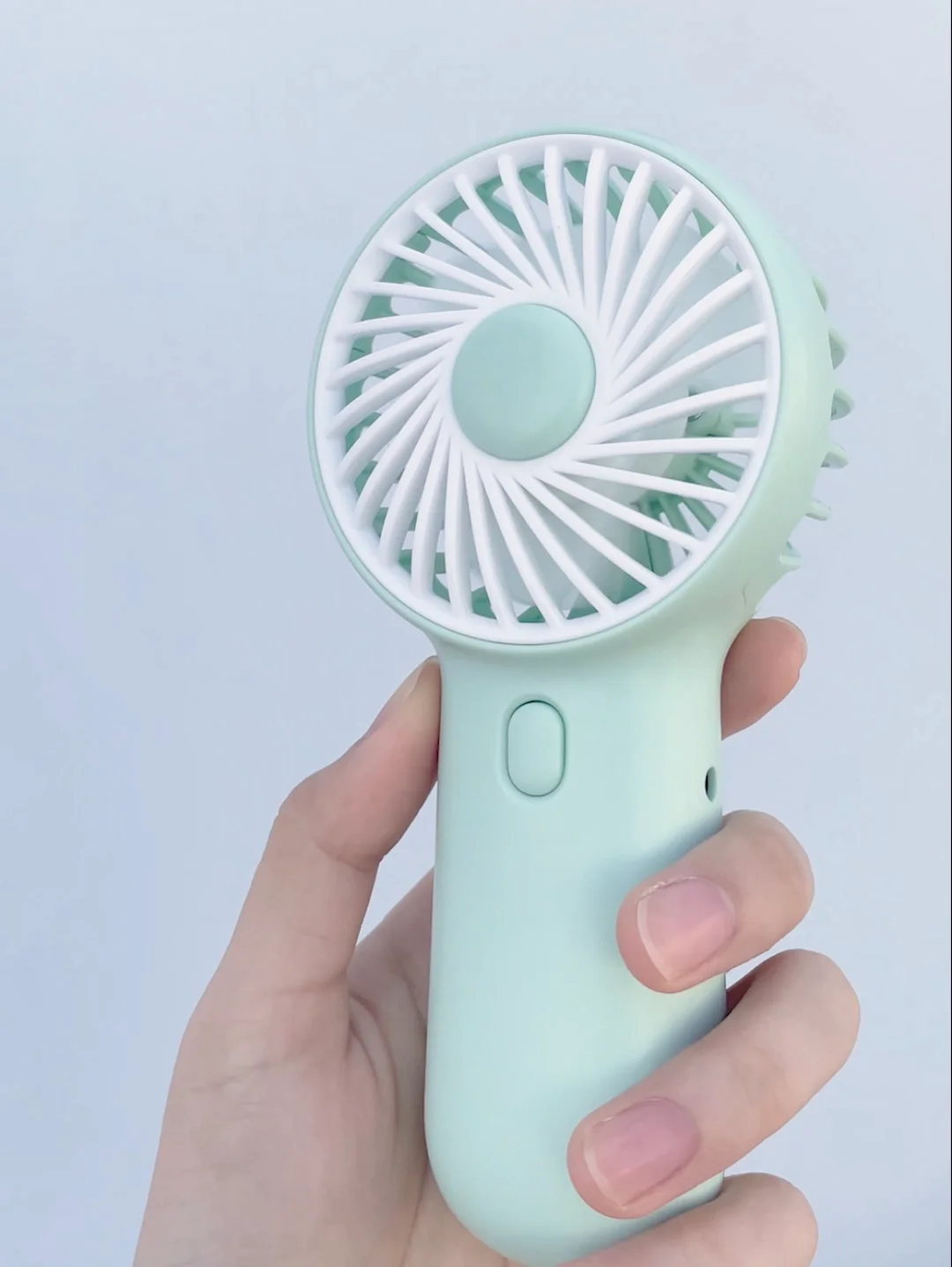 Abs Shape Custom Logo Diy Mini Handheld Fan 9155 - Buy Mini 5v Fan,Mini ...