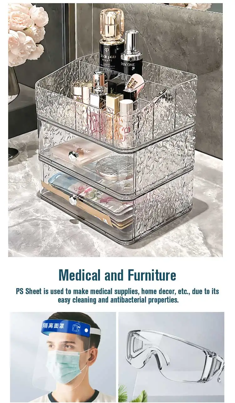 High Transparency Ps Sheets Polystyrene Sheet Extruded Ps Sheet 1mm 2mm ...