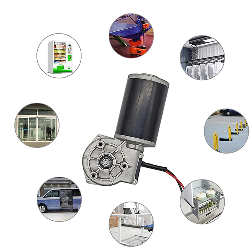 Low Noise 63mm High Torque Motor 24v 24v Copper Plastic 200w 150rpm 50 ...