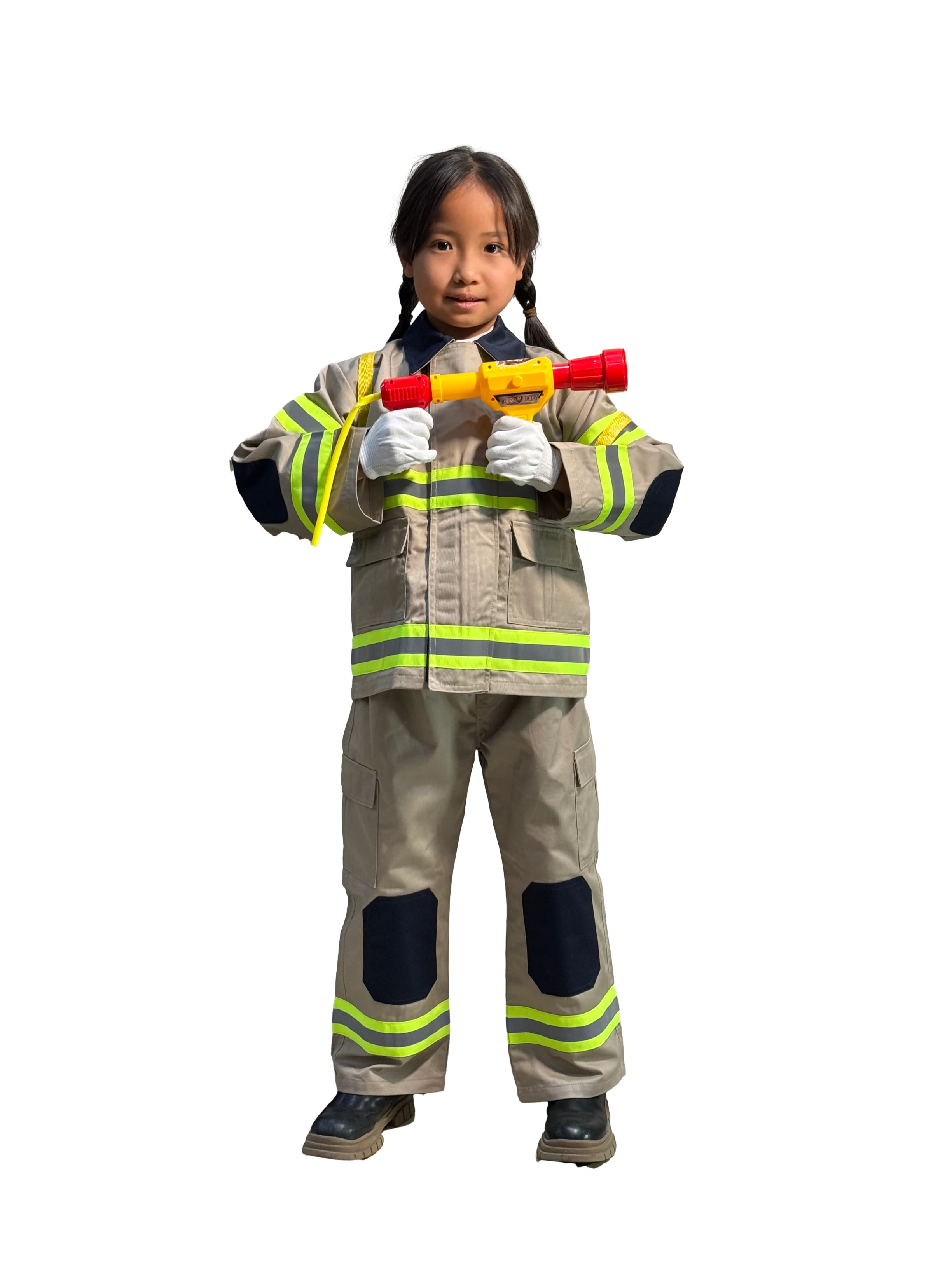 Child Firefighter Costume Toddler Fireman Pretend Costume Halloween ...