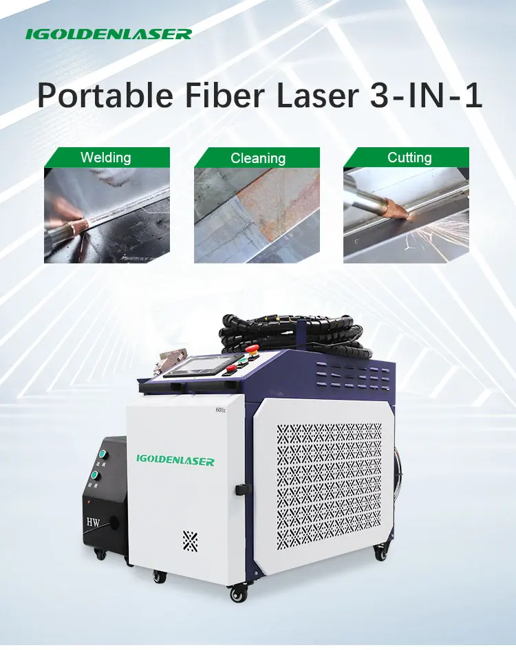 3 in 1 Laser Cleaning Metal Machine - Efficient & Durable