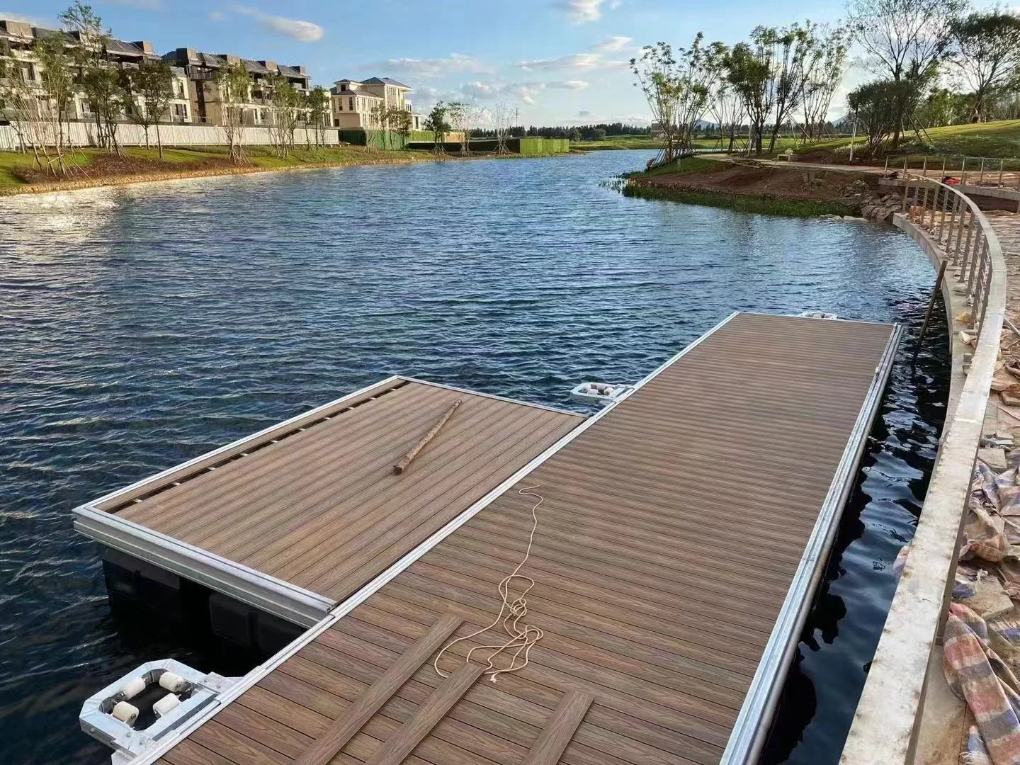 Aluminum Pile Guide for Floating Dock - Durable & UV Protect