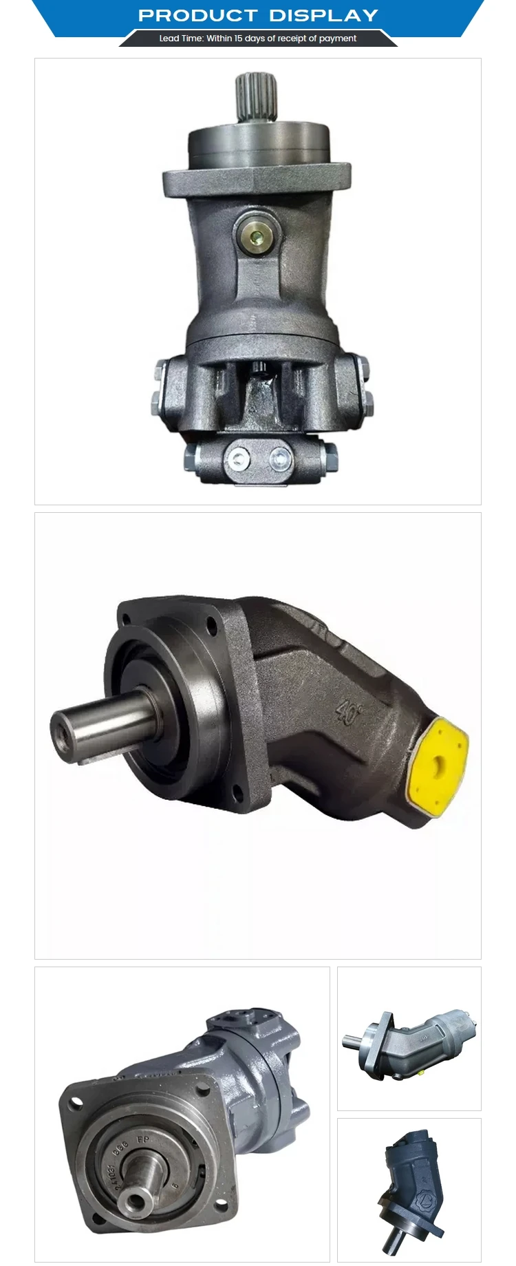 A2f Pump Motor A2f500,A2f355,A2f250,A2f200,A2f160,A2f107,A2f125,A2f80 ...