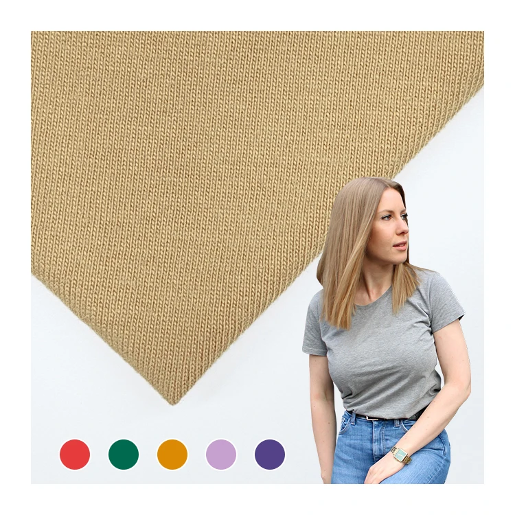 Plain Dyed Seamless Tube Fabric 60 Cotton 40 Polyester Material Tubular ...