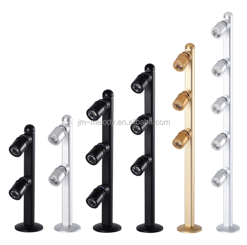 3w Led Showcase Cabinet Light Mini Spotlight Furniture Designs Pole ...
