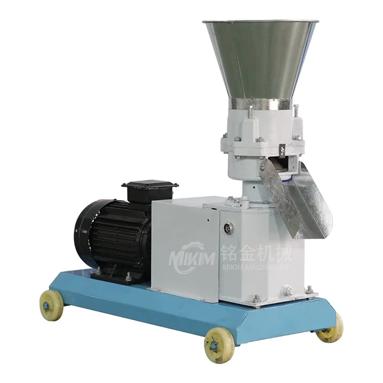 Animal Feed Grinder And Mixer Dryer Packing Pelletizer Granulator Production Line Pelletizer ...