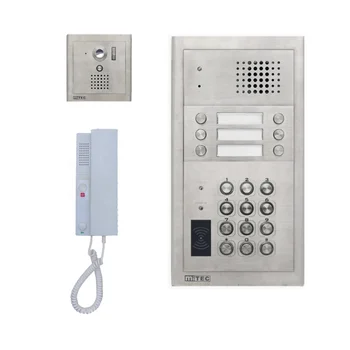 Mitec Modulize Entrance Station Intercom System Multi Apartment Audio ...