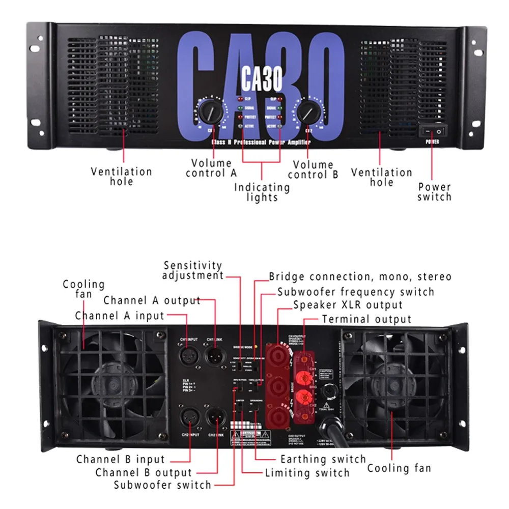 Crest Audio CA30 Power Amplifiers - Superior Sound Quality