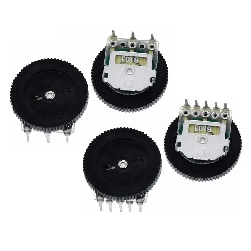Gear Potentiometer 500R 1K 2K 5K 10K 20K 50K 100K 500K 3Pin 5Pin 16*2mm ...