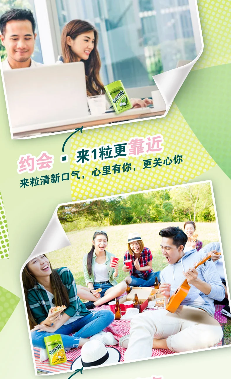 Chewing Gum Sugar-free Chewing Gumblack Currant Strawberry Mint Chinese ...