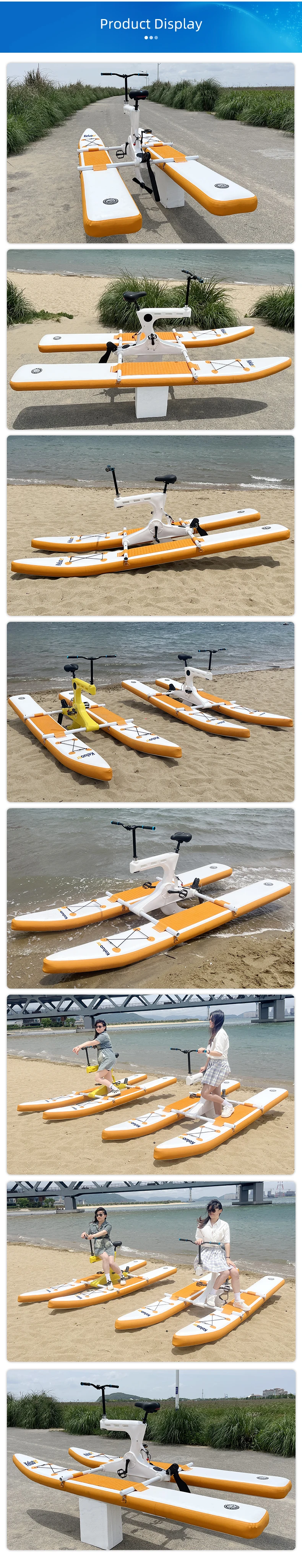 Single Water Bike - Portable Floating Pedal Boat Fun