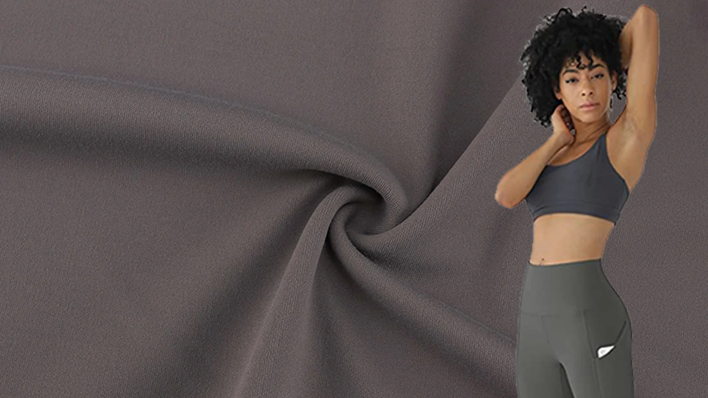 Factory Custom Stretch Fabric 230 Gsm Yoga Leggings Fabric 78 Polyester ...