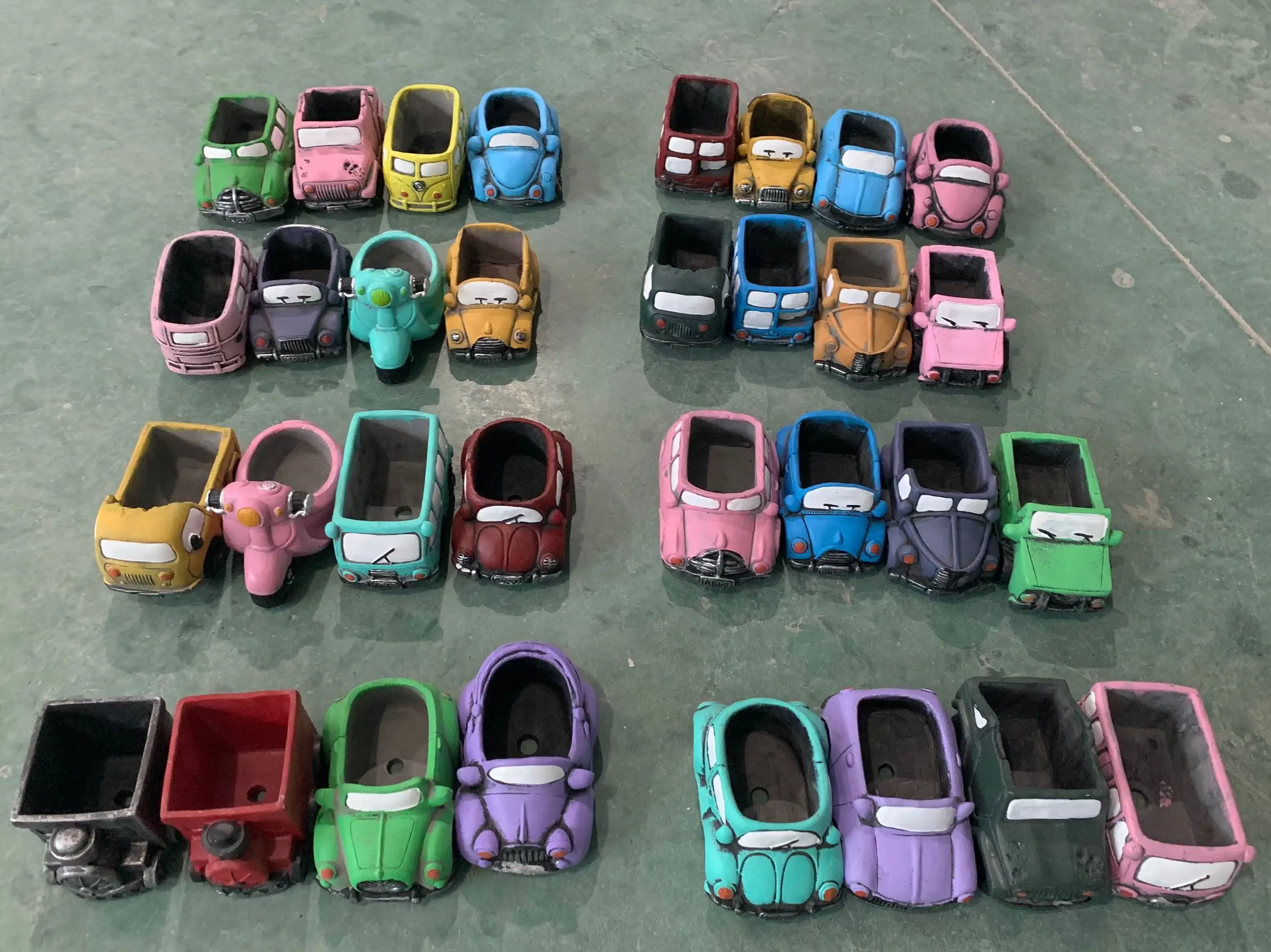 Aaa262 Retro Creative Flowerpots Planter Decoration Garden Succulent ...