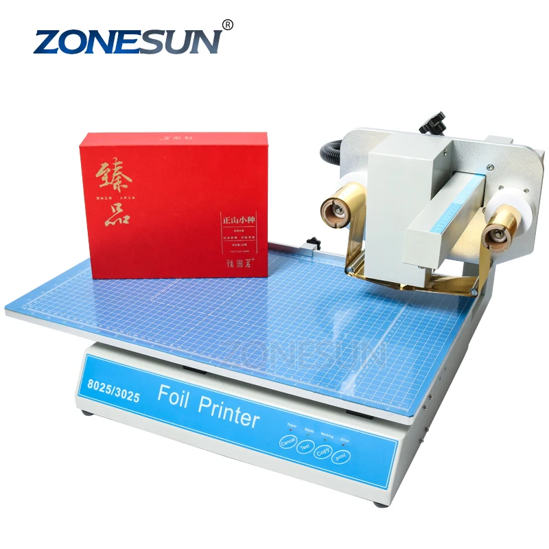 Zonesun Hot Stamping Machine Digital Sheet Printer Hot Foil Printer ...