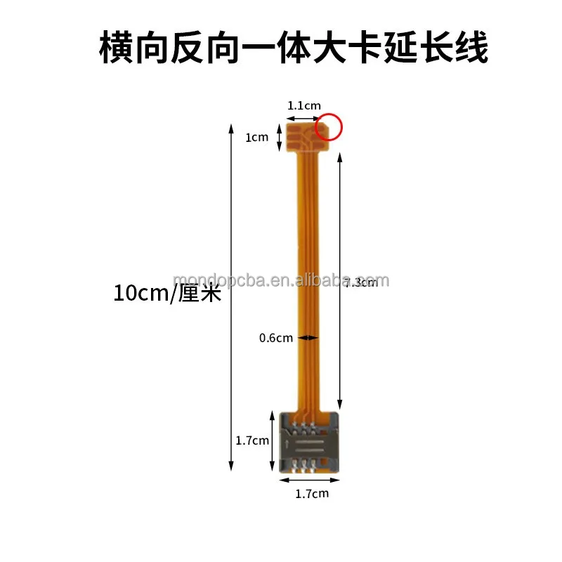10cm Horizontal Nano Sim Card To Nano Micro Mini Standard Sim Card ...