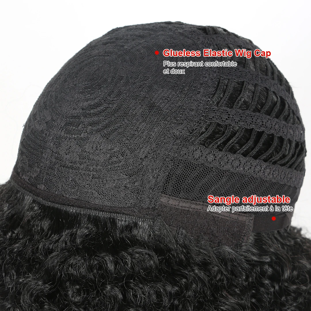 Ombre Short Bob Pixie Cut Wig Straight Human Hair Wigs T Part ...