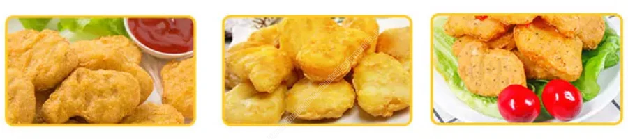 Fish Nugget Patty Making Machine Meat Pie Equipment Hamburger Whole ...
