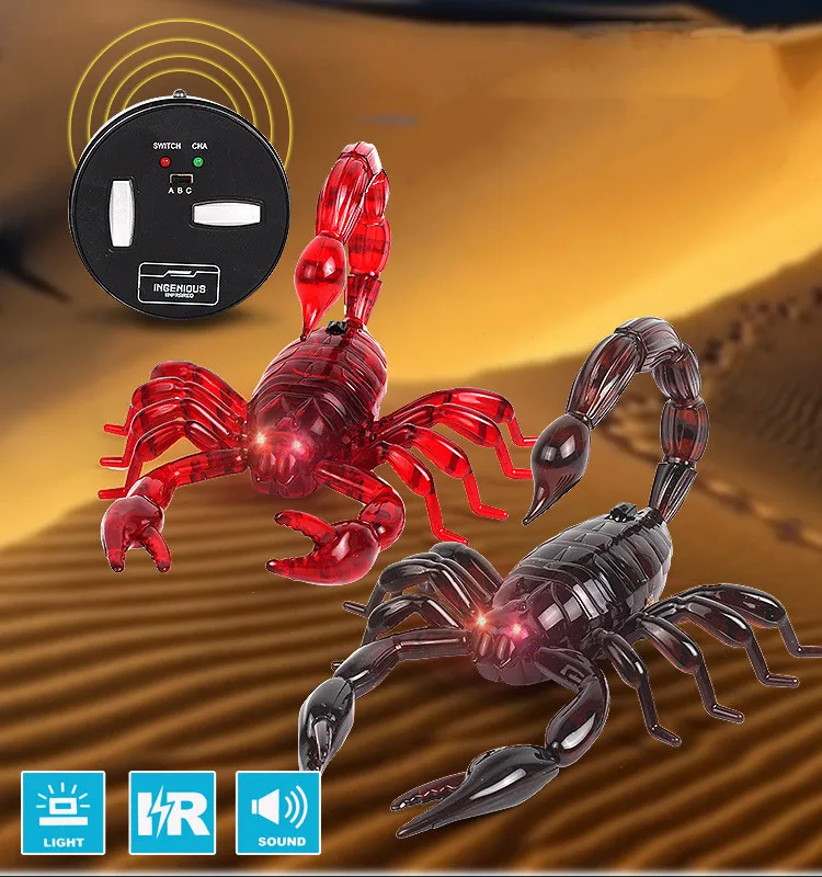 Remote Control Scorpion Animal Prank Simulation Charging Remote Control ...