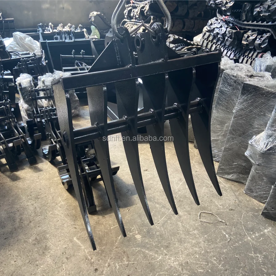 High Quality Hot Sale China 1.2 Ton Mini Excavator Rake for Sale HFT ...