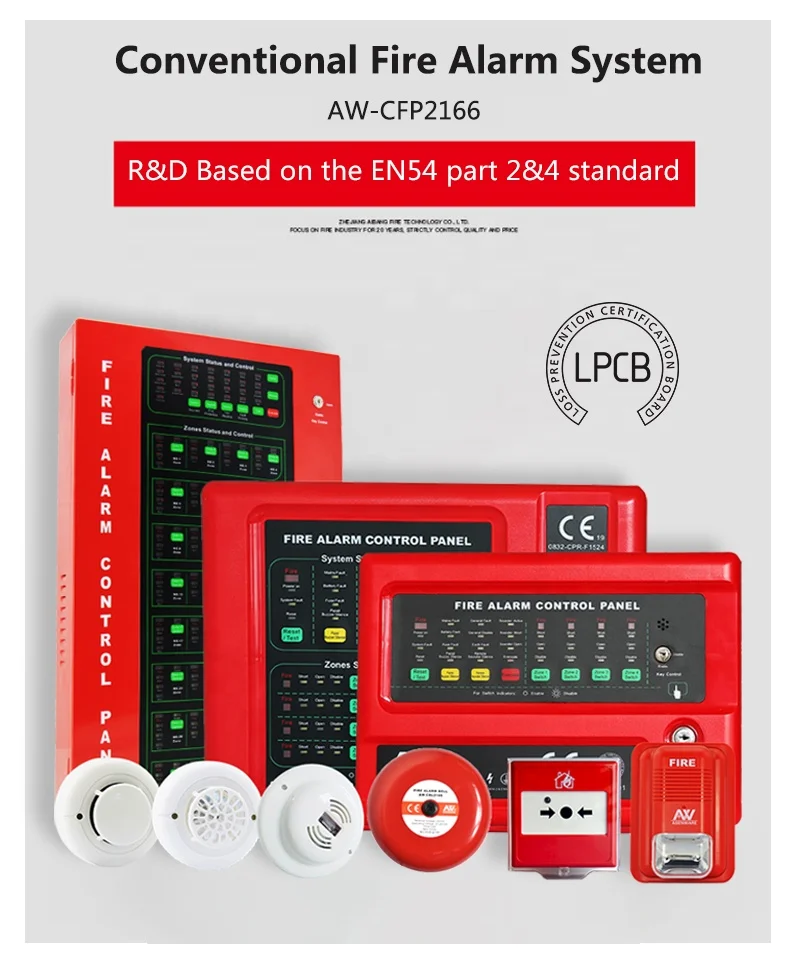 Asenware Conventional Fire Alarm Bell 24v 12v 220v 6inch Fire Bell ...