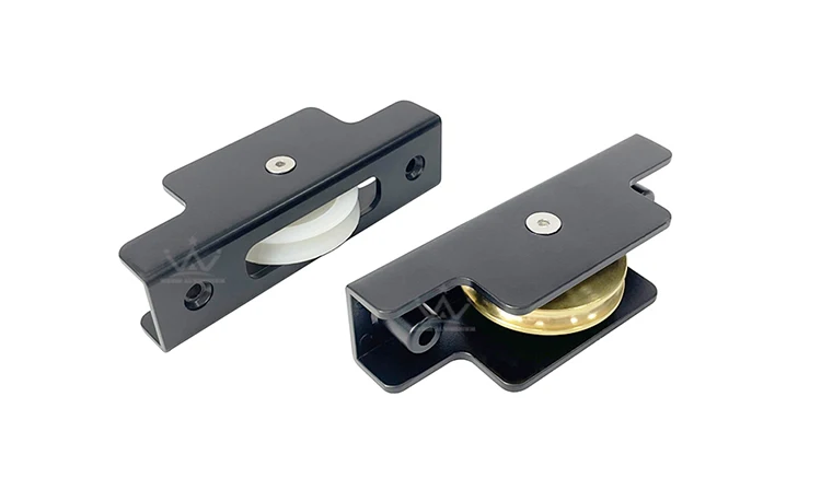 Aluminum Sliding Window Roller Bearing Garage Slide Doors Brass Single ...