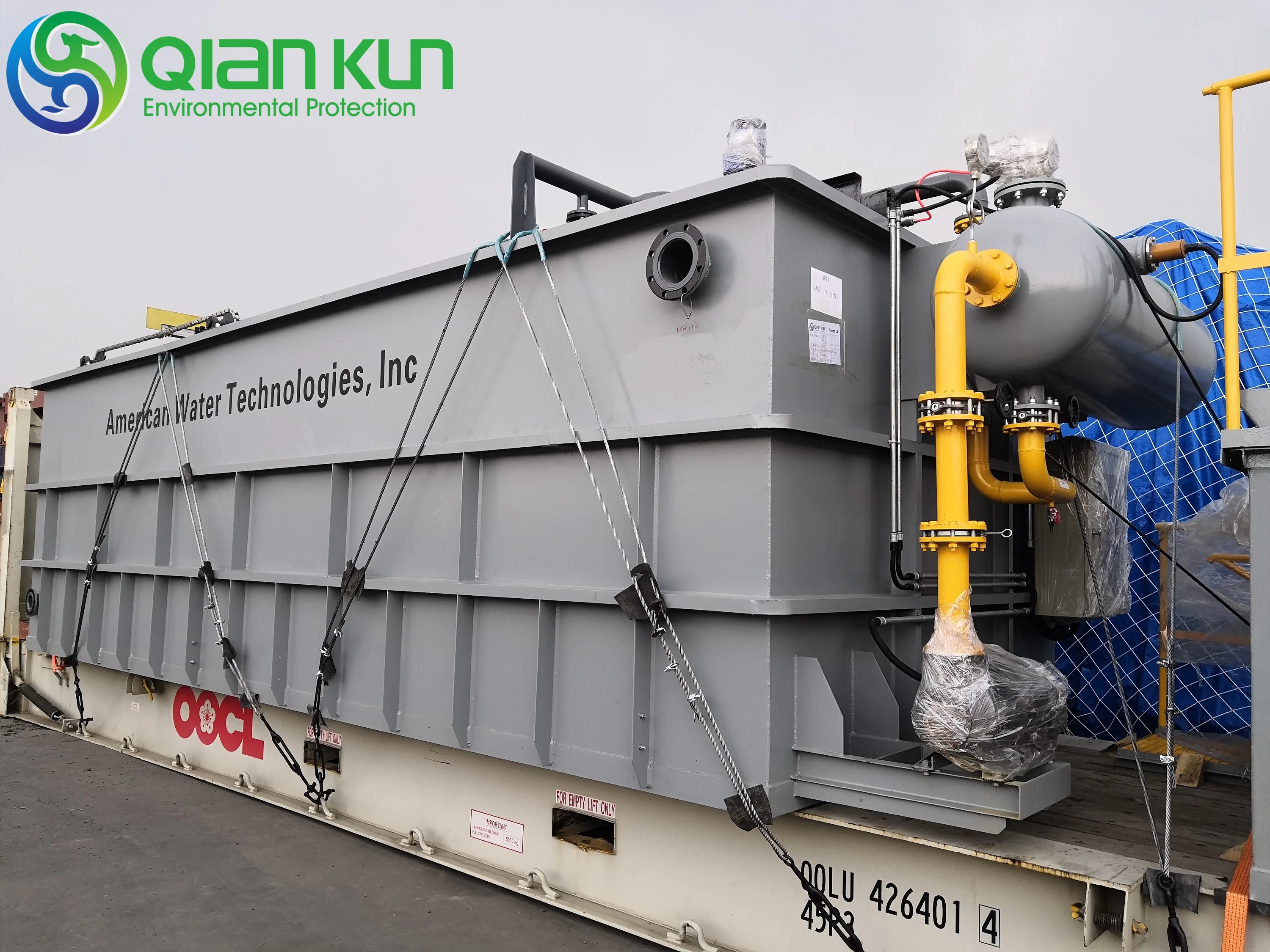 Dissolved Air Flotation (DAF) with Lamella Clarifier Hybrid Design