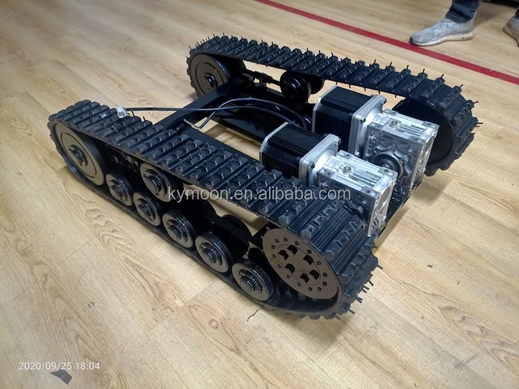 200kgs Tracked Chassis Platform Rubber Crawler - 50kgs to 800KG