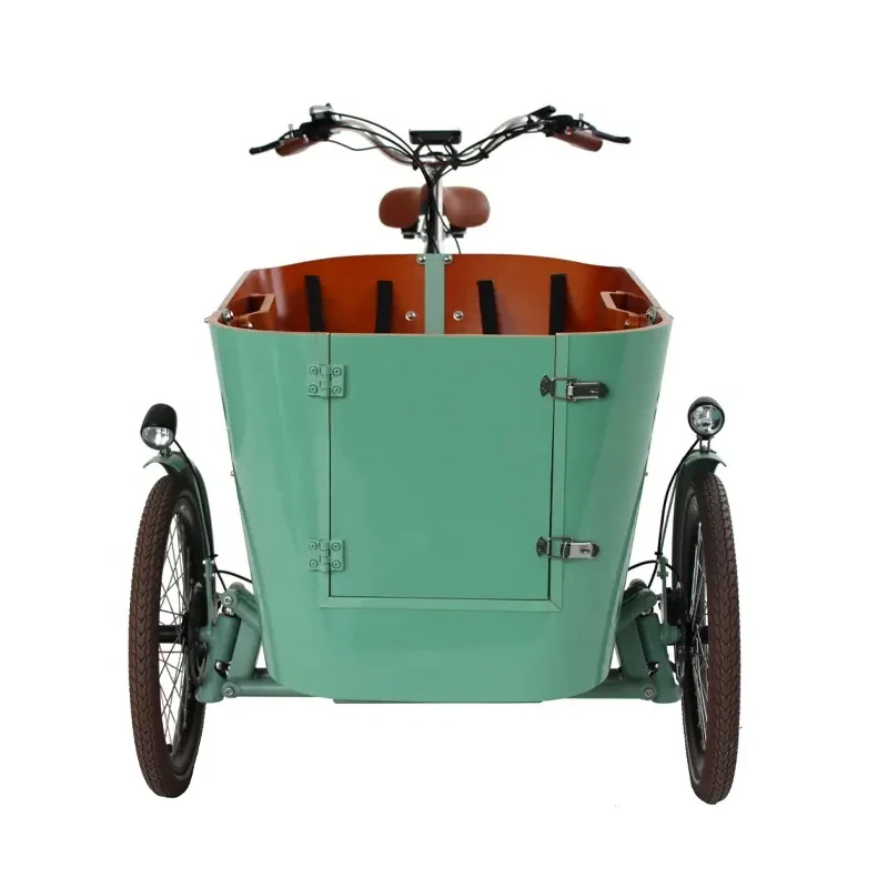 Bajaj Auto Rickshaw Dutch Style Family CargoBike Electric Cargo Bike ...