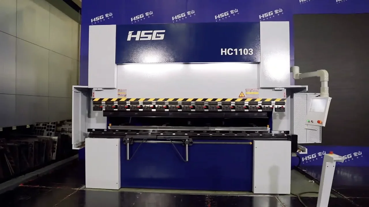 Hsg Hydraulic Plate 125 Ton Bending Machine Cnc For 4000mm Sheet Press ...