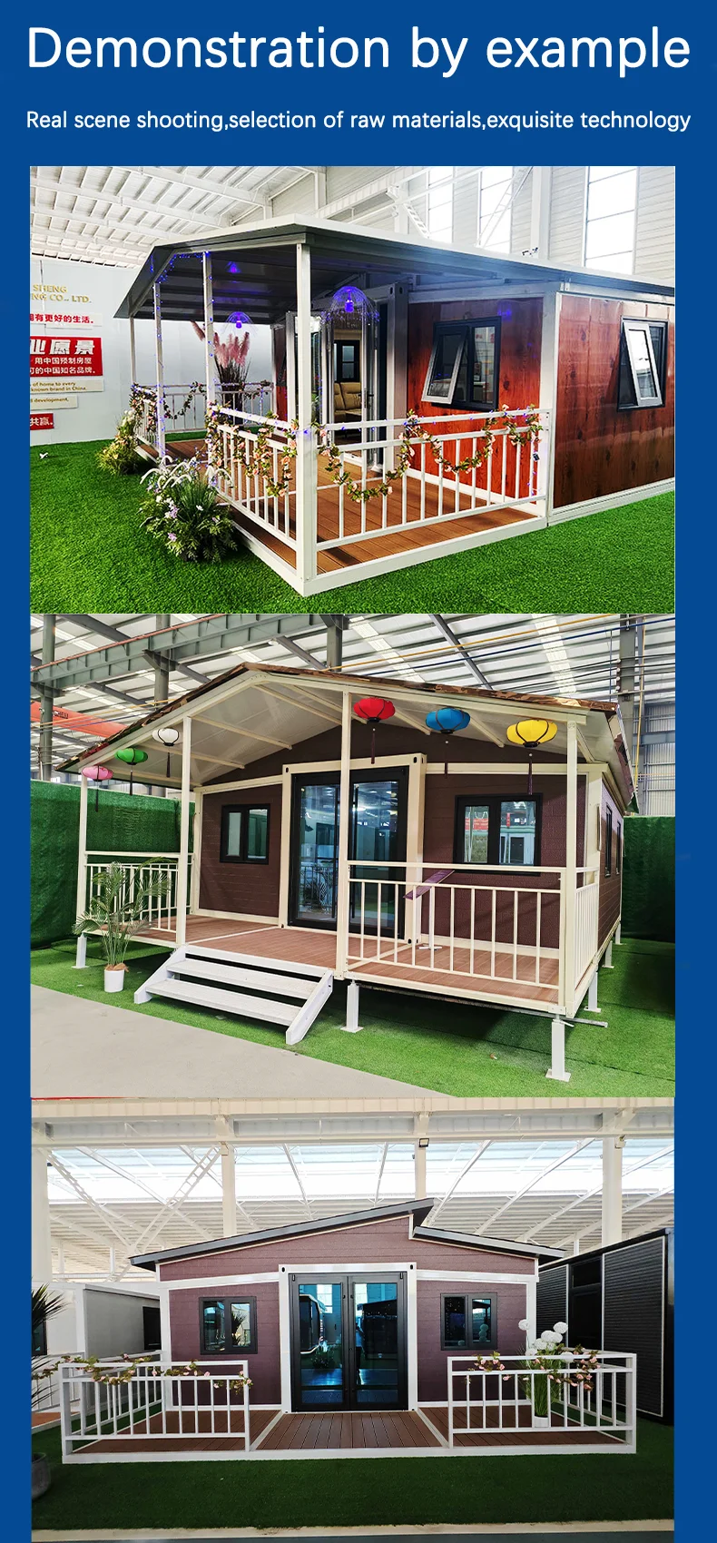 Modern 4-Bedroom Luxury Low Rise Villa - Expandable Containers