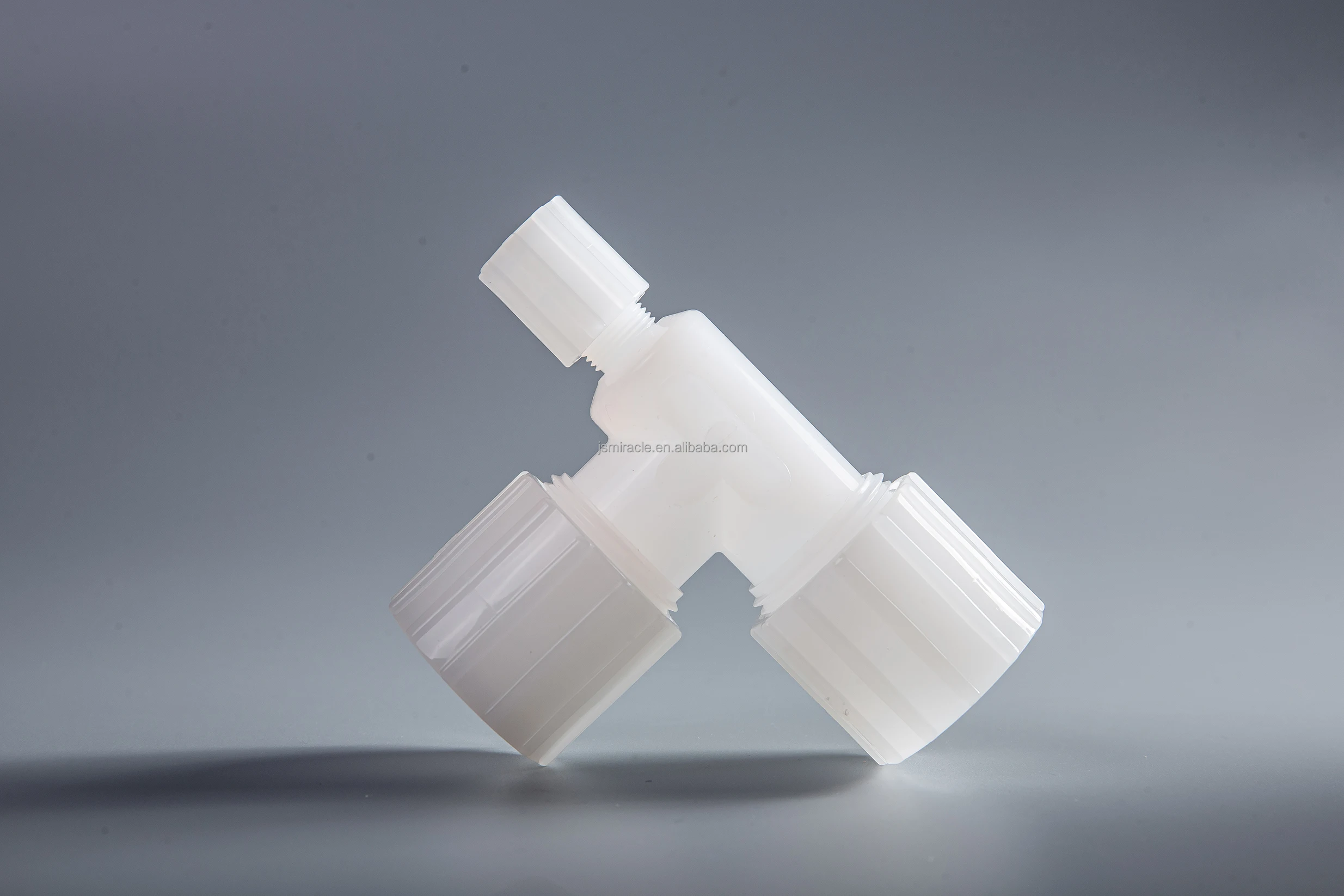 PFA Connector - Tee Hose Connector Plastic for High Temp