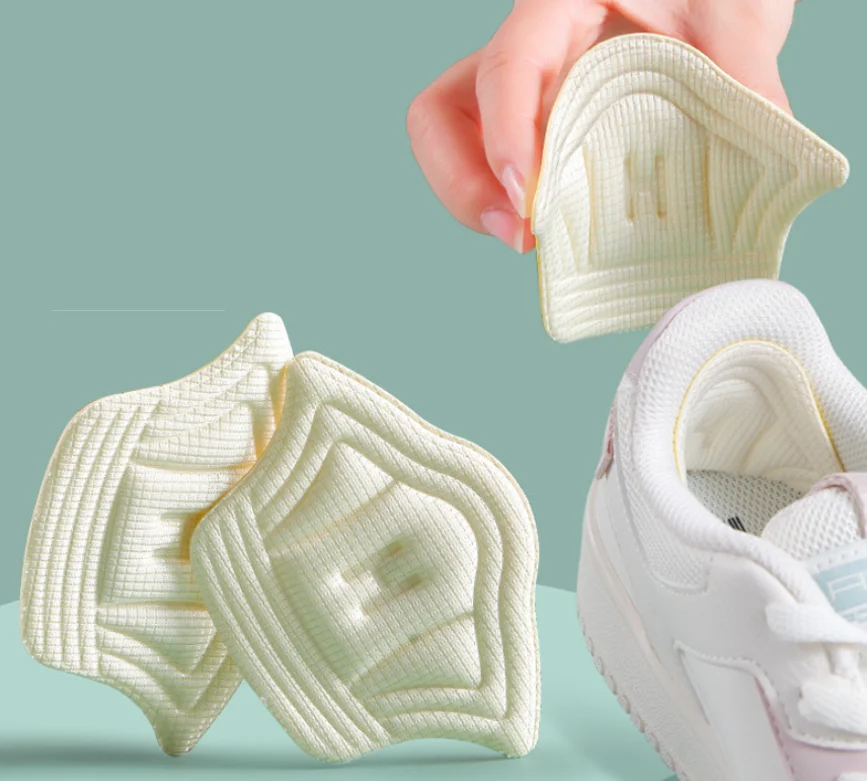 Pair Of Shoe Soft Heel Pad Liner Cushions Pad Self-adhesive Size ...