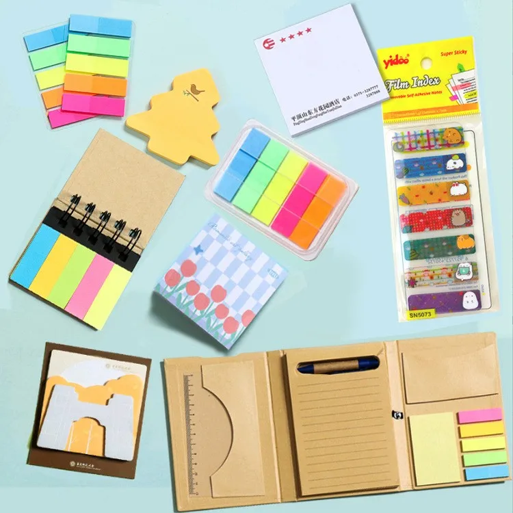 Promotion Luxury Corporate Gifts Custom Shaped Sticky Notes With Logo ...