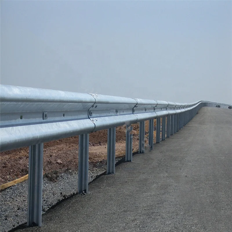 Highway Fence Crash Barrier W Beam Guardrail with Drawings & CE ...