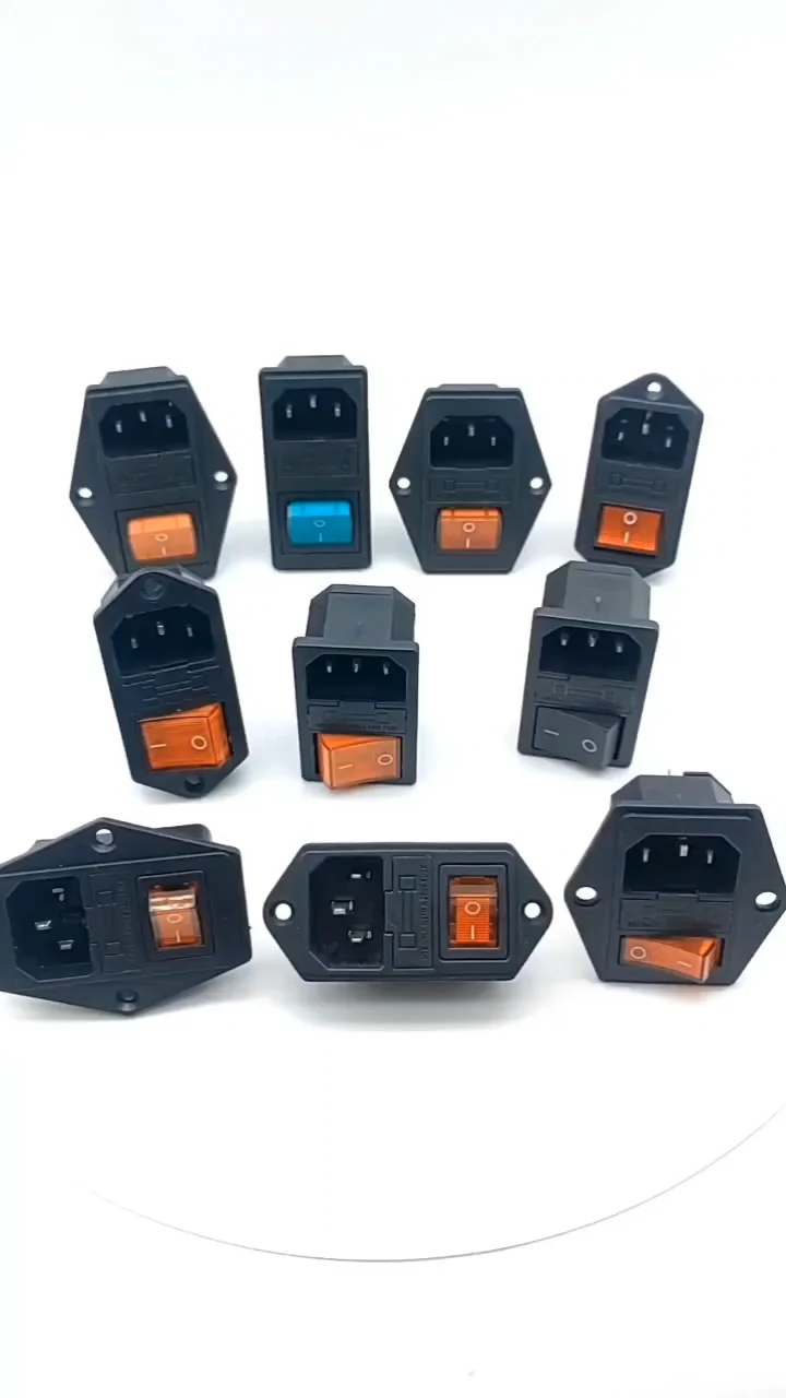 3-in-1 Integrated Power Socket Ac-14-f16a Ac Power Socket With Kcd4 ...