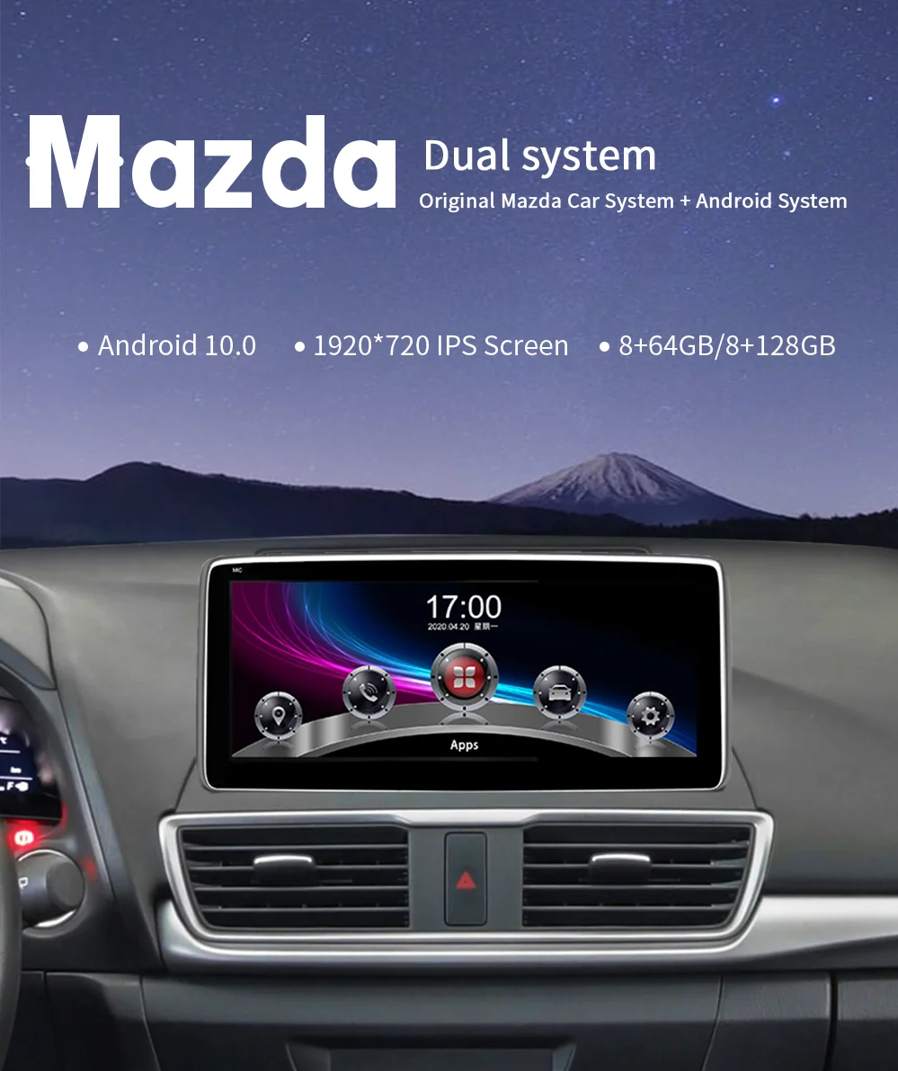 10.25 Inch Autoraido 2 Din For Mazda 6 Mazda6 2015 - 2018 Android Car ...