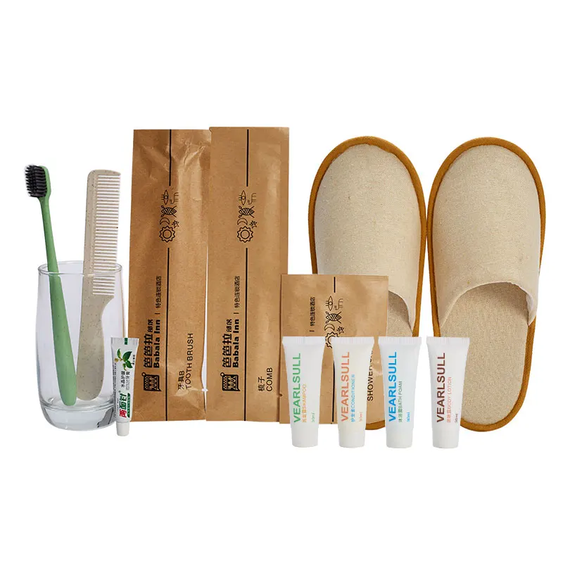 Hotel Supplies Eco Friendly Amenities Dental Hygiene Kit Spa Bathroom ...