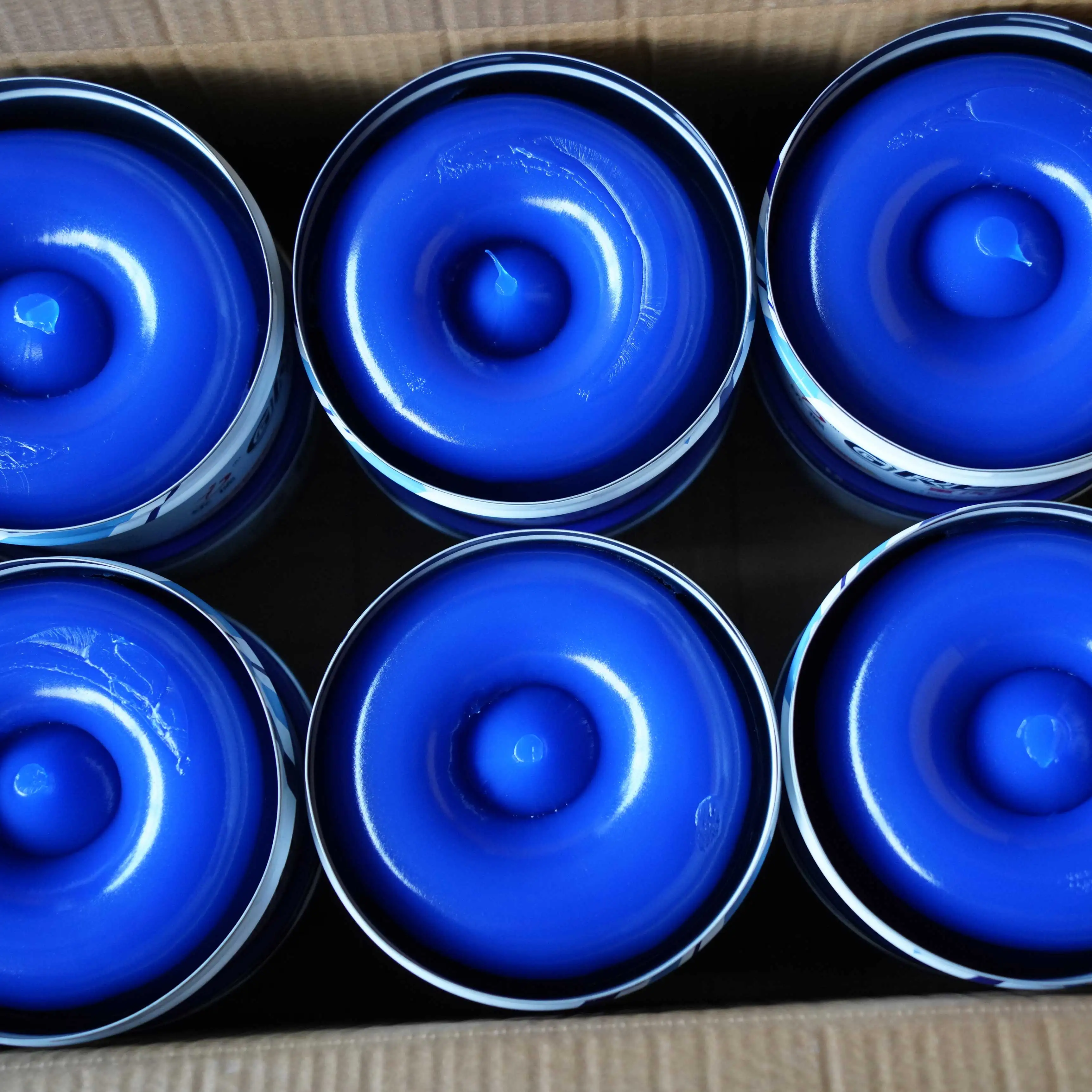 Lithium Lubricating Oil Plant Sinopec Dropping Point Gold Grease Blue ...