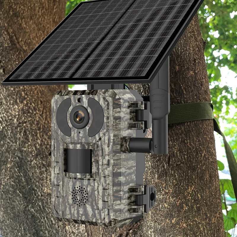 4MP Solar Camera with PIR Motion Detection - Secure & Smart