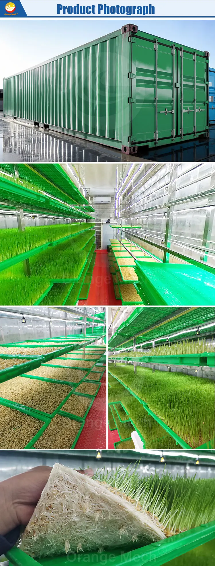 ORME Automated Hydroponic Green Barley Germination System