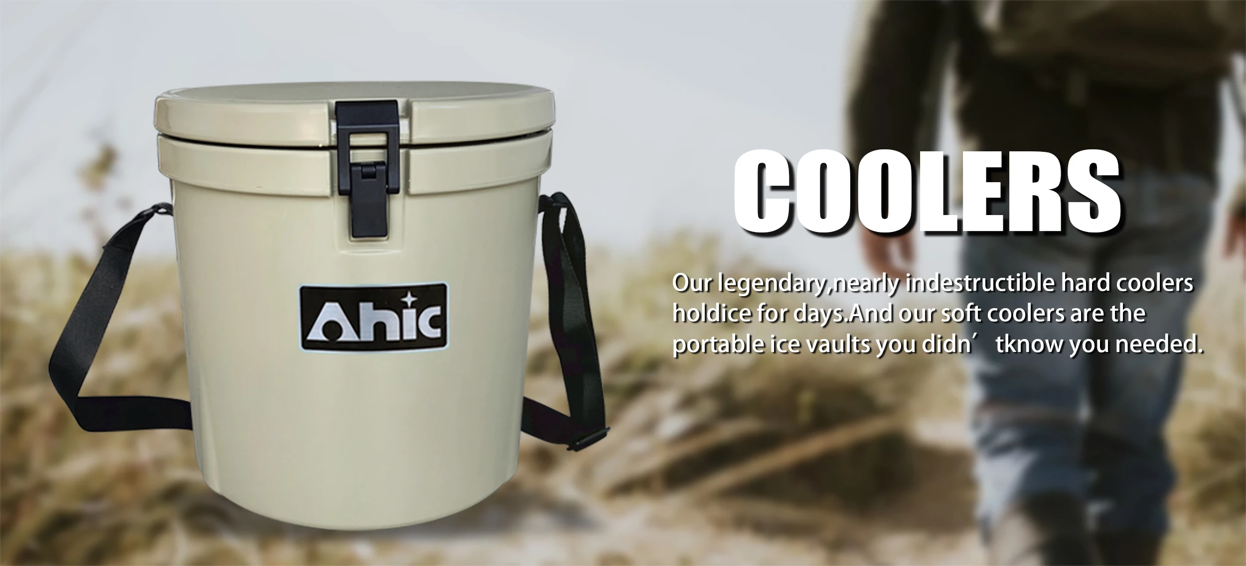 Hot Sale Ahic Ah12 Rotomolding Cooler Box Customized Logo Ice Bucket ...