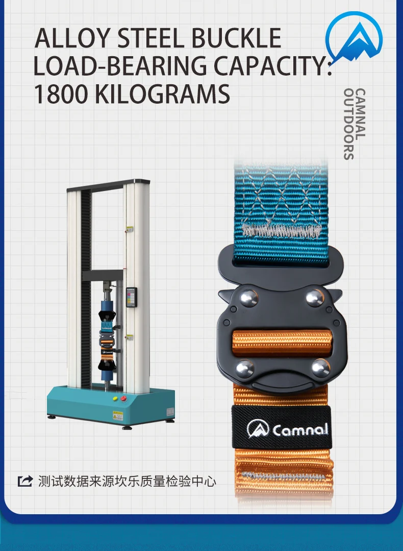 CAMNAL Full Body Harness Safety Tree Climbing and Rock Climbing Gear ...